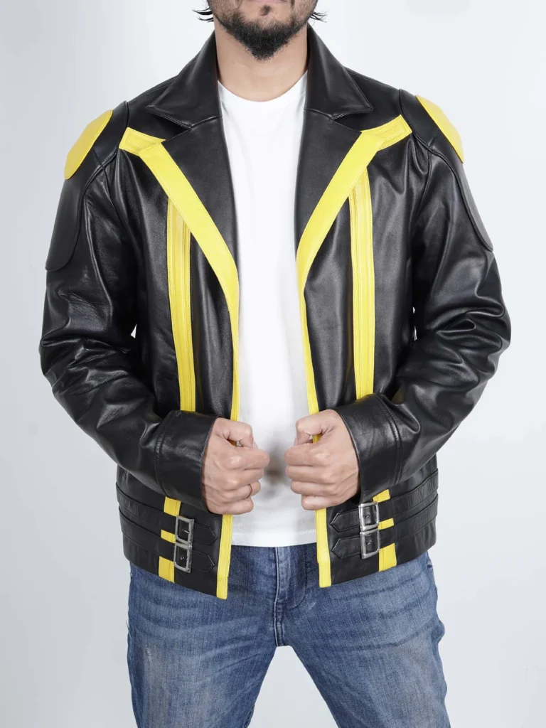 Mens Poke Spark Yellow Team Leader Jacket Anime Costume Cosplay Outfit ...